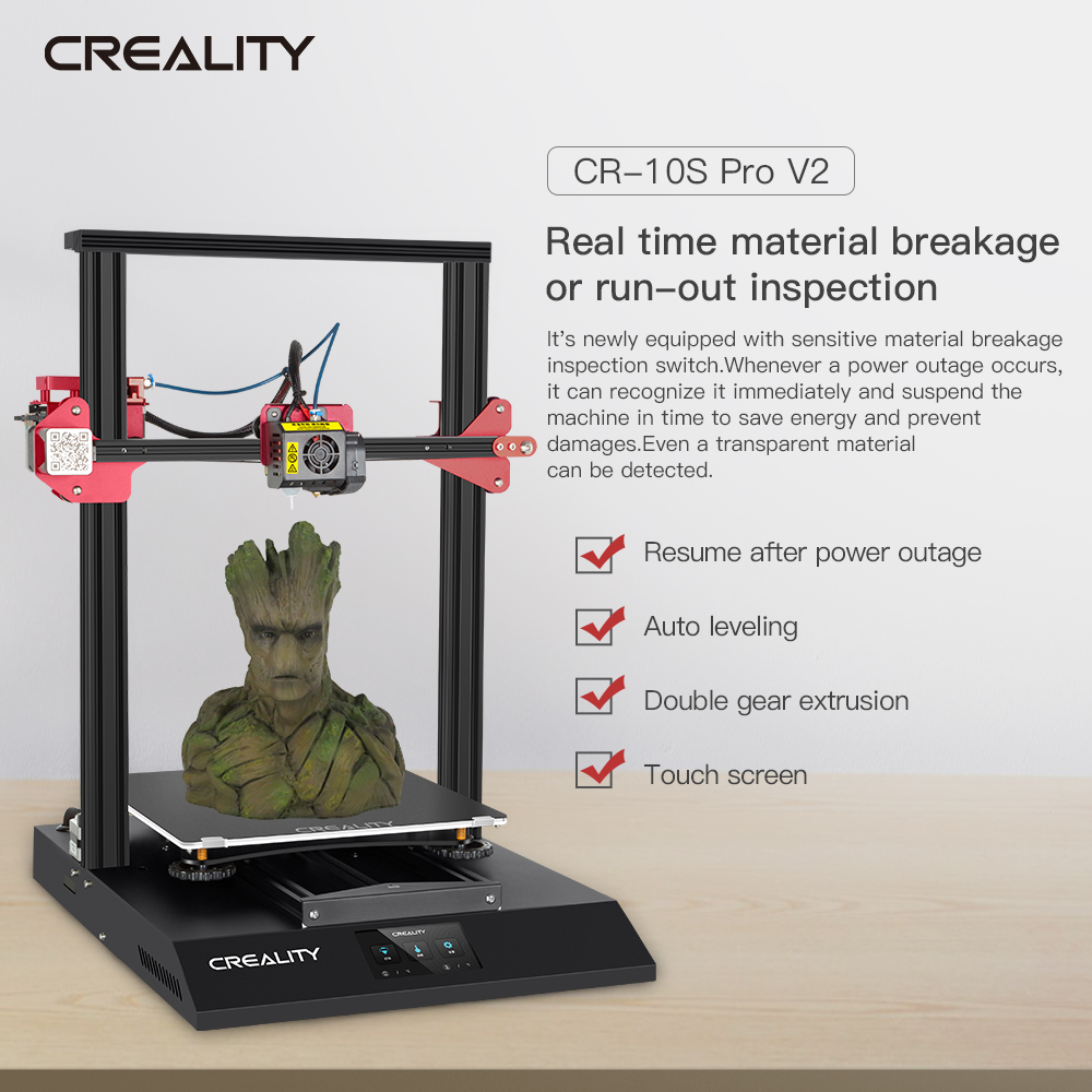 Acheter l'imprimante 3D Creality CR-10S Pro V2-Creality CR-10 Series
