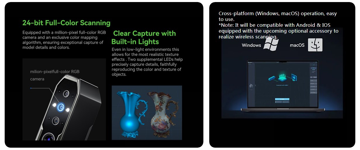 Odb2 Scanner Bluetooth Creality Scan Bridge Wireless Handle For CR-Scan ...