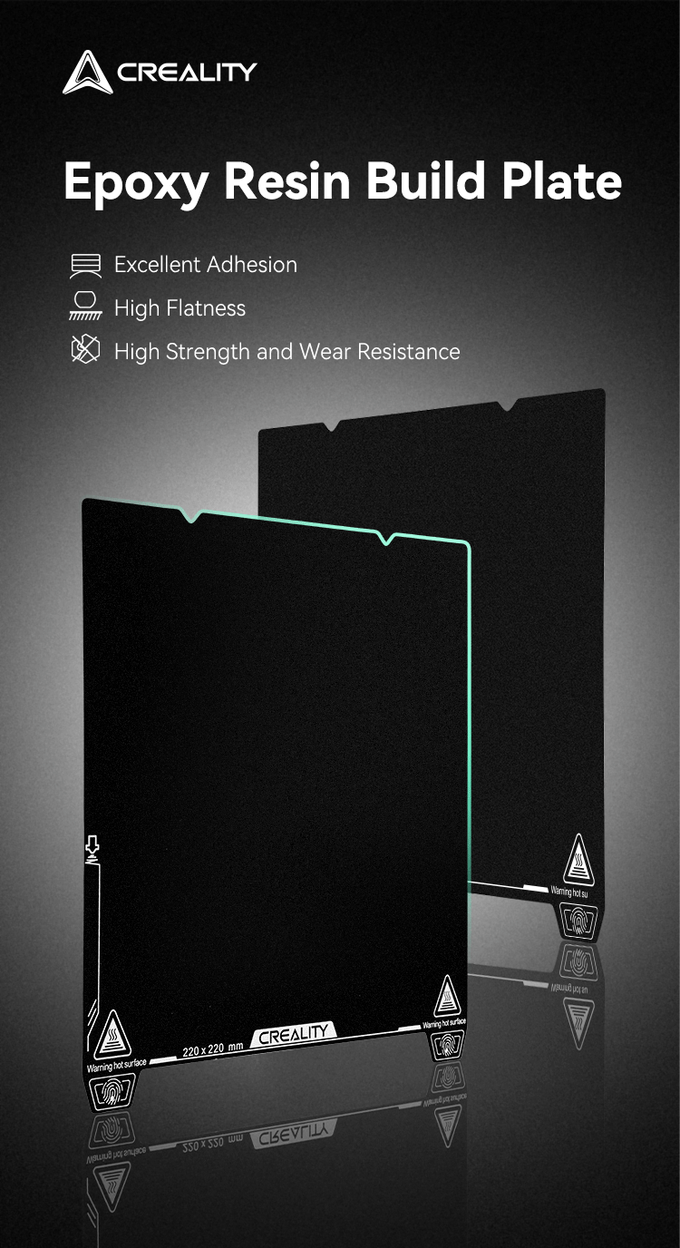 Creality Epoxy Resin Build Plate-235×235mm For Ender-3 V3/Ender-3 V3 SE